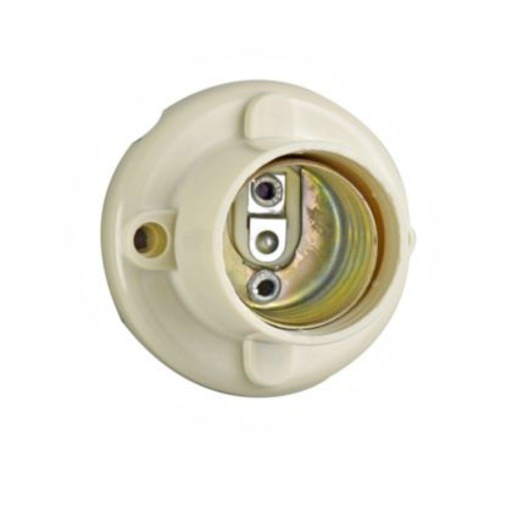 Socket para Luminaria Luz Calida E27 6 A - 220 v - Cuba & Spa
