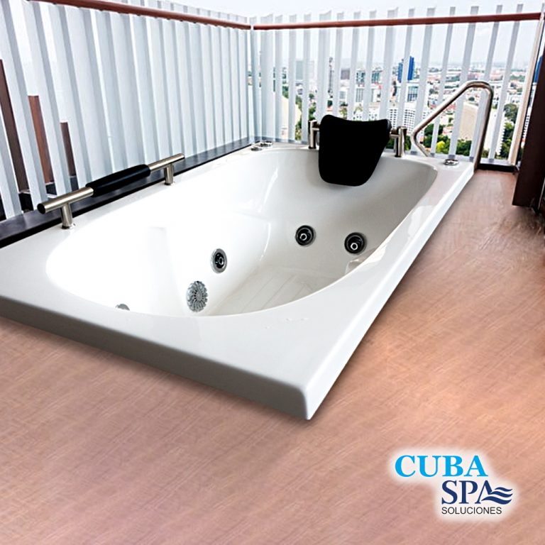 Tina Hidromasaje Rectangular - STANDAR 1.40*0.75 - Cuba & Spa