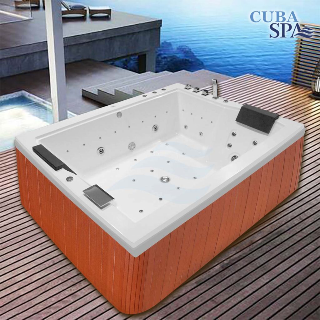 Tina Hidromasaje Rectangular - NIAGARA 185*150 - Cuba & Spa